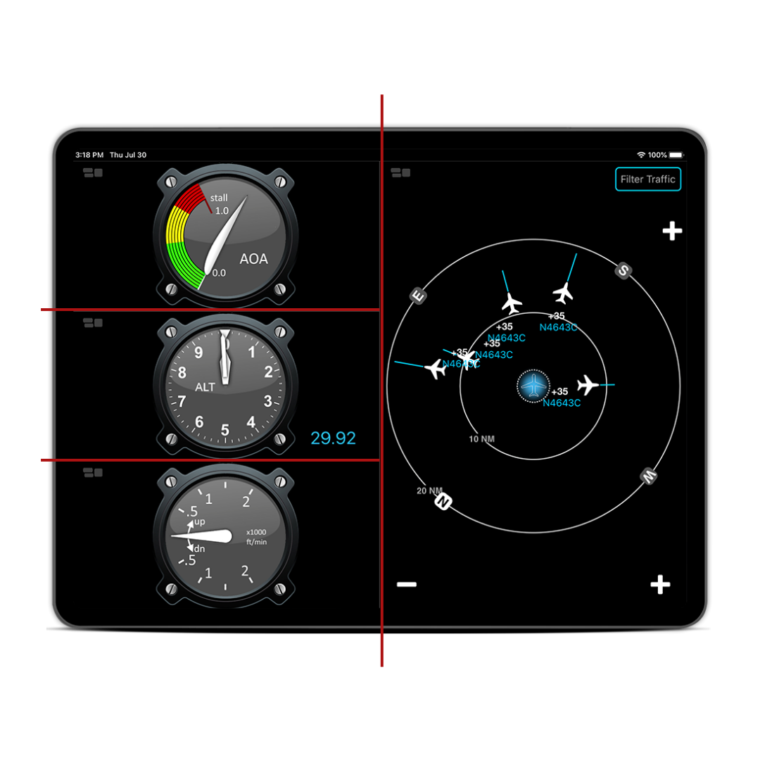 The Levil Aviation App | Customizable Digital Instrument Panel