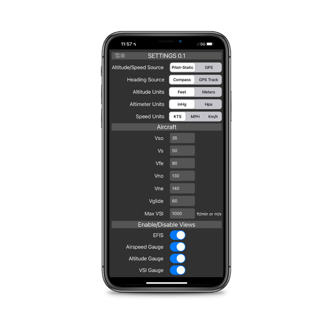 The Levil Aviation App | Customizable Digital Instrument Panel